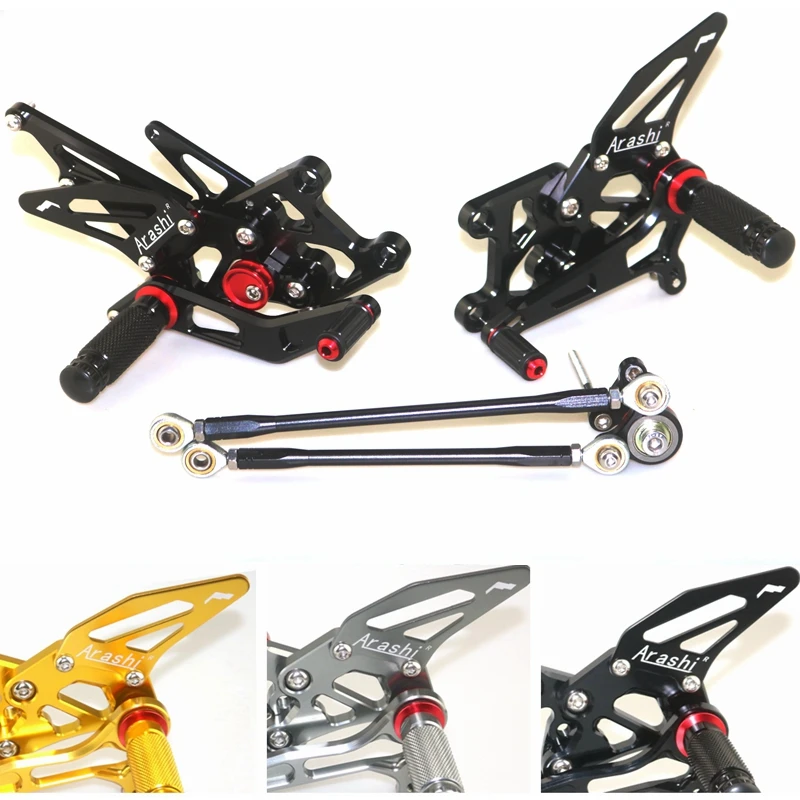 Cnc Adjustable Rear Set Rearsets For Honda Cbr600rr 2007 08 09 10 11 12 ...