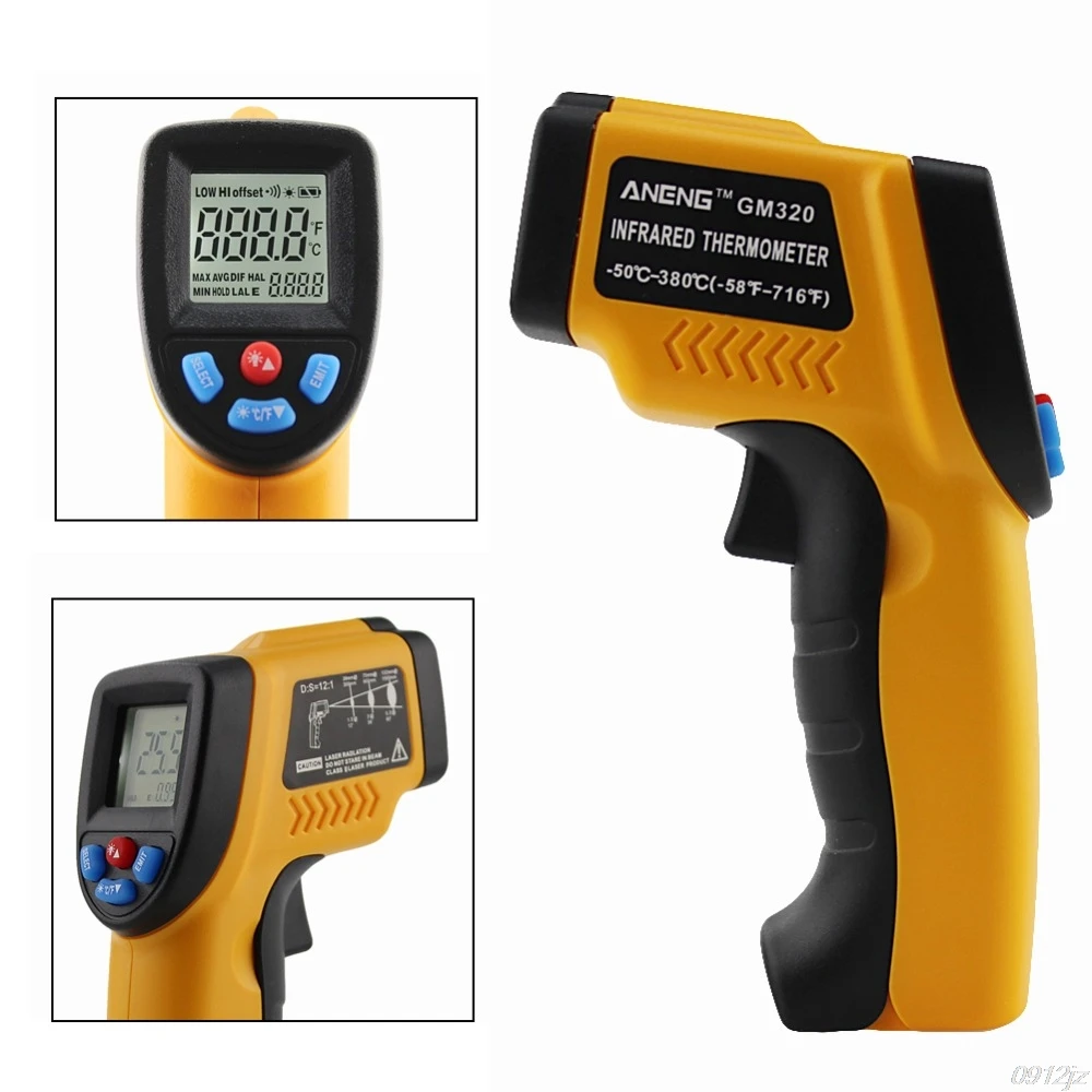 50~380 Degree Celsius Digital Handheld Non Contact LCD Temp IR Laser ... 50~380 Degree Celsius Digital Handheld Non Contact LCD Temp IR Laser ...