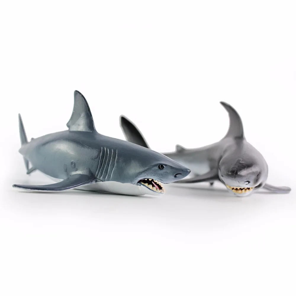 Sea Life Blue shark Great White Shark Simulation Animal Model Action ...