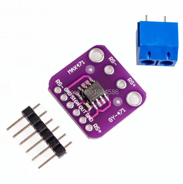 Max471 Voltage Current Sensor Volt Amp Test Sensors 3a Range Detection Module For Arduino In
