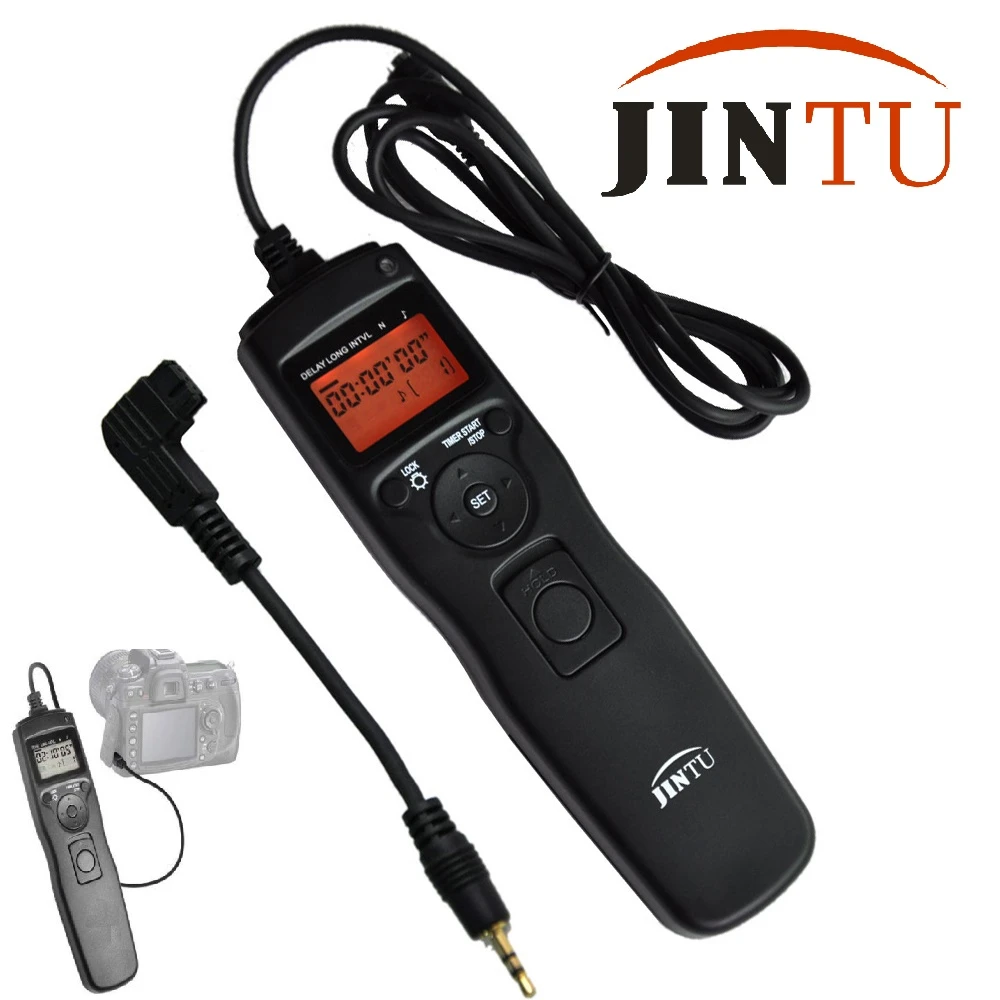 JINTU LCD Time Lapse Timer Remote Control Shutter for SONY Alpha A550 ...