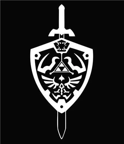 Car Styling Legend Of Zelda Shield 6 Car Truck Vinyl Decal Art Wall Sticker Usa Nintendo Video