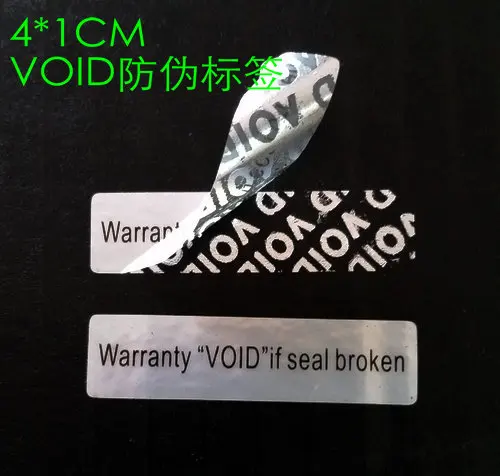 Factory direct Warranty sealing label sticker void if seal broken ...
