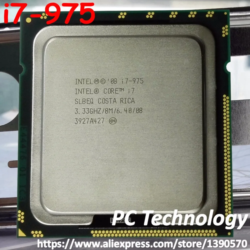 Original Intel Core Processor Extreme Edition i7 975 3.30 GHZ 4 คอร์ 8 ...