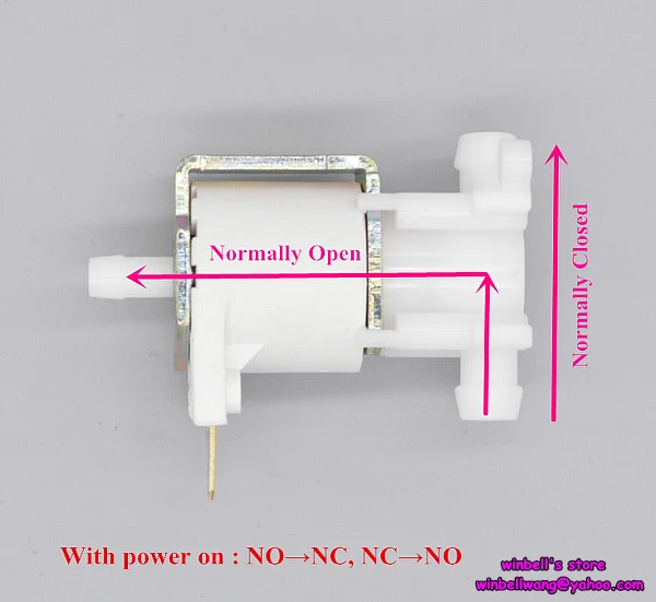DC24V 6.3W two position 3 way 24V solenoid valve water valves ,air ...