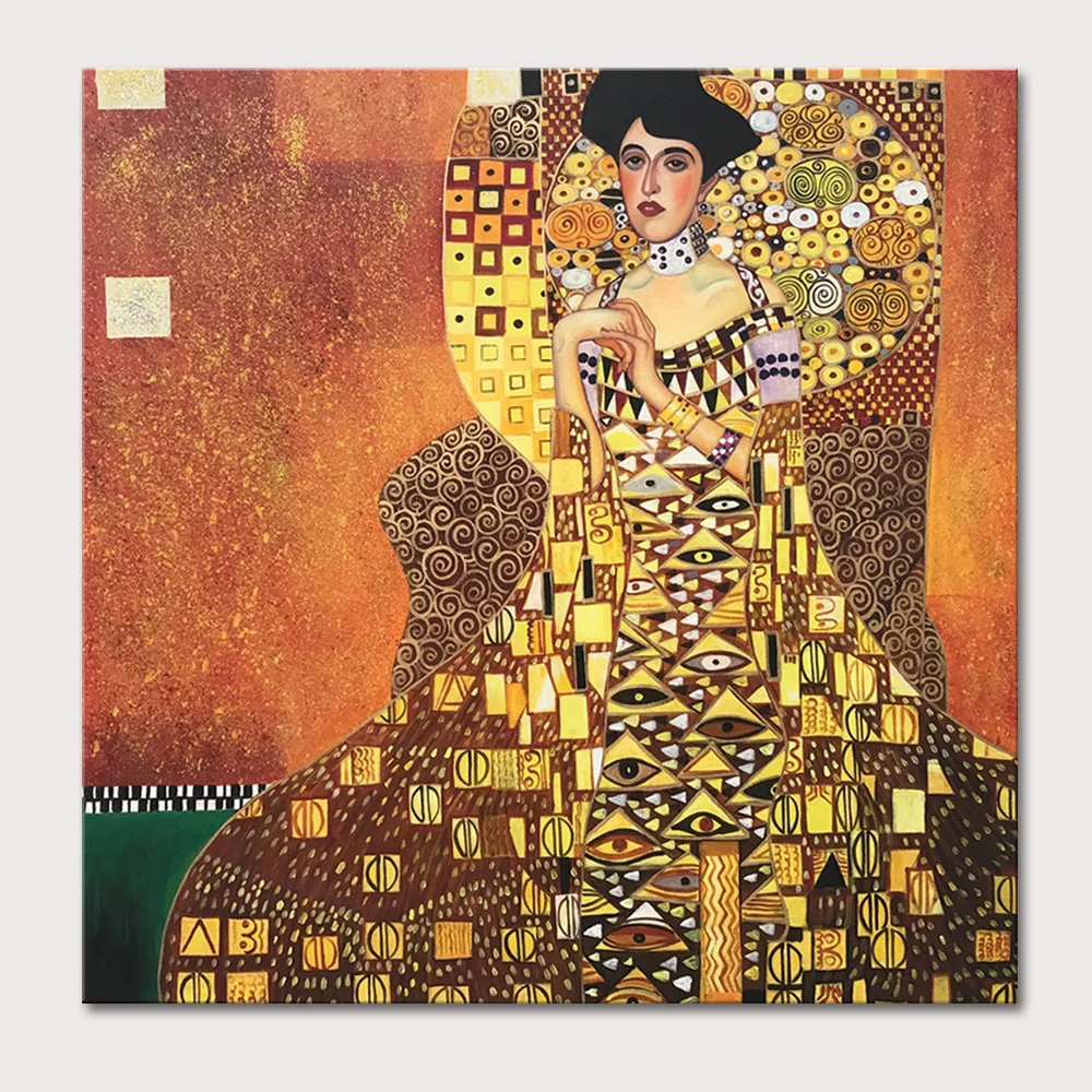 Mintura-100-hand-bemalte-ber-hmte-Reproduktion-Gustav-Klimt-Bild-der ...