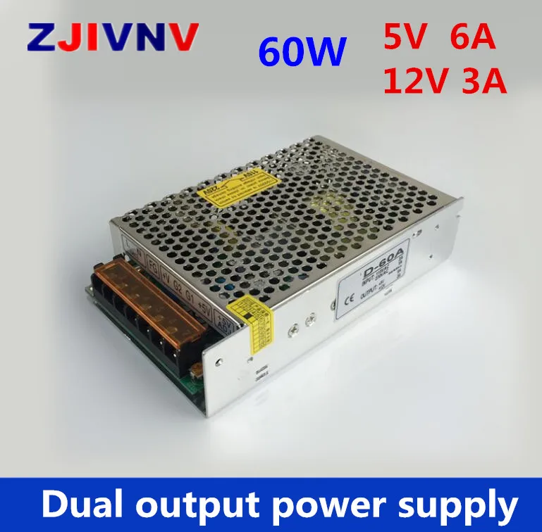 D-60A-Dual-output-power-supply-12v-5v-switching-power-supply-two-group ...