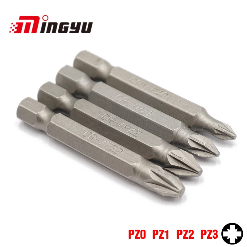 MING YU 4PCS Pozidriv PZ0 PZ1 PZ2 PZ3 50MM Family Easy To Carry ...