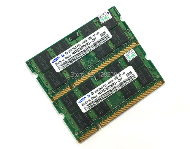 Laptop RAM DDR2 2GB 4GB 800MHz PC2 6400 800 2G 4G notebook memory ...