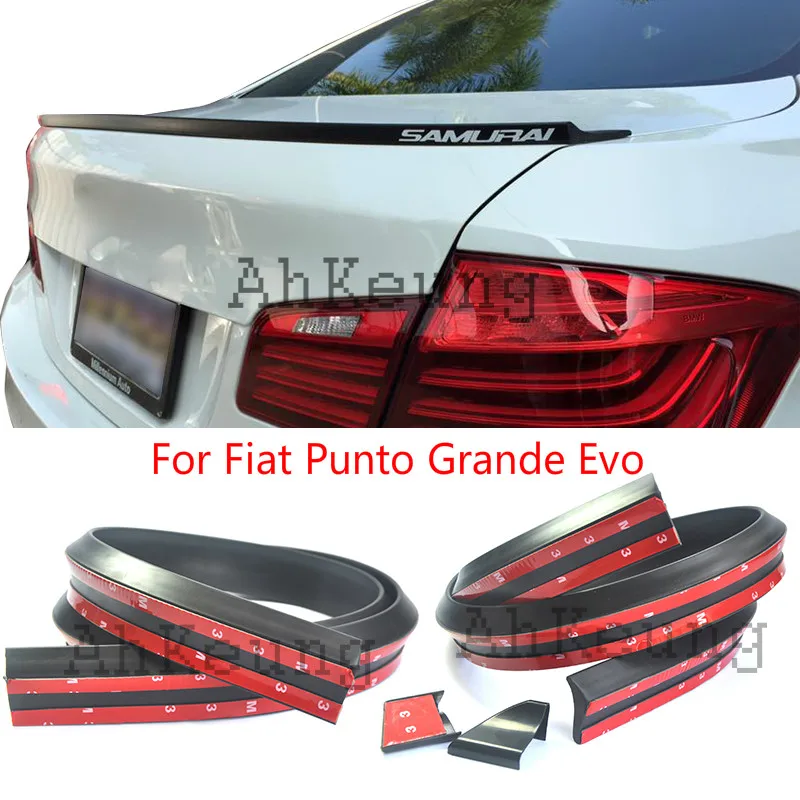 Para Fiat punto grande Evo car rear spoiler tren trasero tronco labio ...