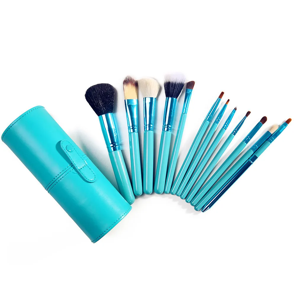Light Blue Makeup Brushes - Mugeek Vidalondon