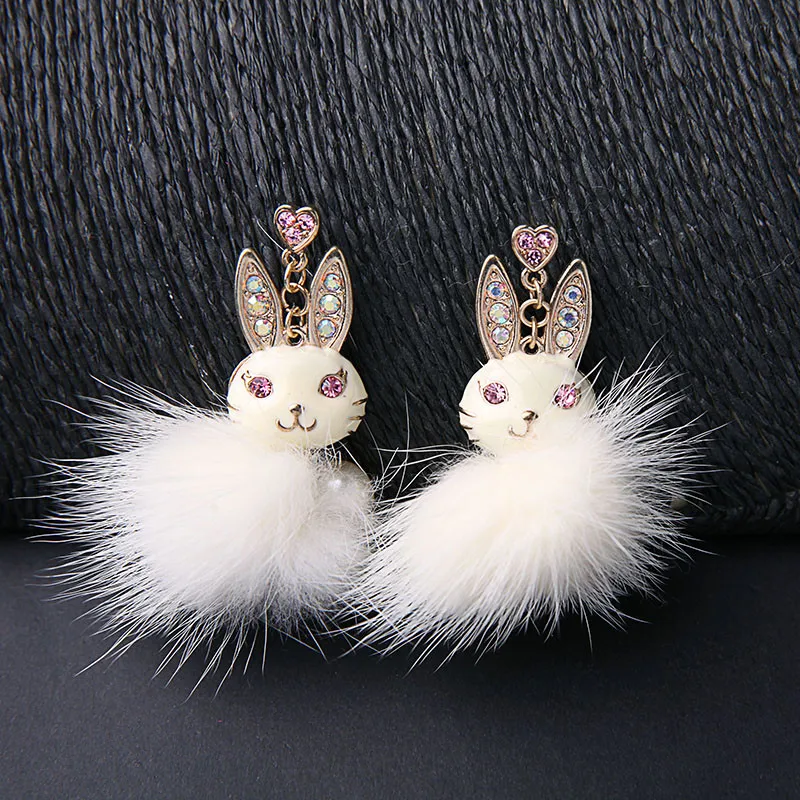 Sweet-Girl-Favorite-3-Colors-Cute-Rabbit-Earrings-Summer-2016-New ...