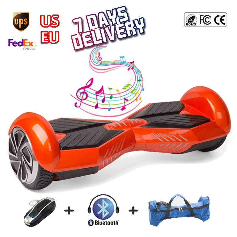 With Bag Waterproof Electric Scooter Hoverboard Off Road 6.5 Air Hoover ...