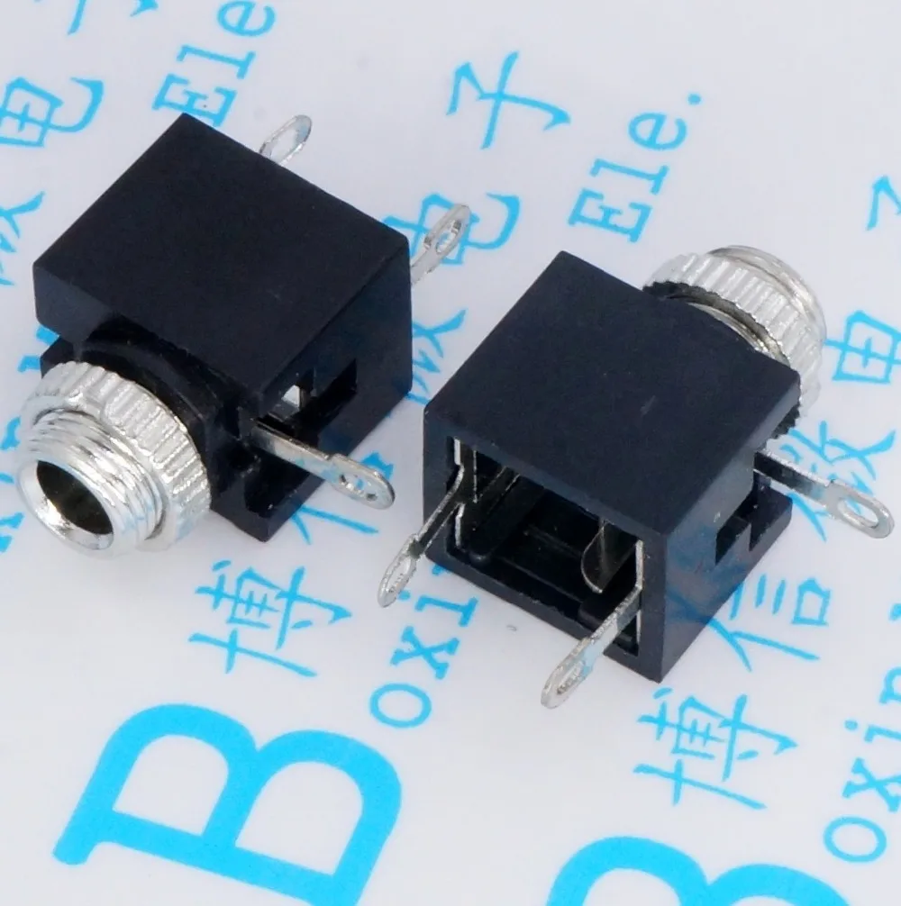 10pcs/lot 3.5mm Female Audio Connector 3 Pin Dip Headphone Jack Socket ...