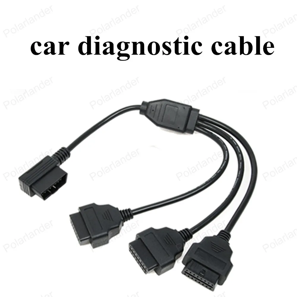 Wholesale Auto Car Scanner Cable 1 To 3 Male To Female Splitter Elbow ...