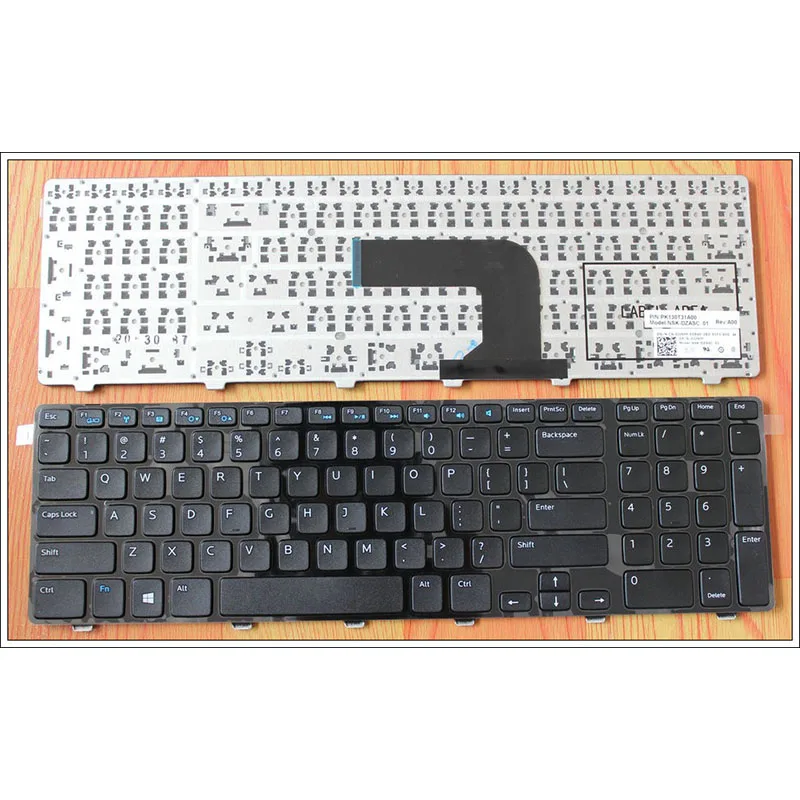 새로운 미국 노트북 키보드 Dell Inspiron M731R 5735 키보드, 미국 블랙 프레임|keyboard for ...