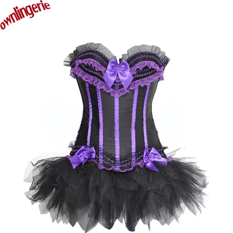2017 Hot sale three color(pink ,purple ,blue) Sexy Corset Dress Basques ...