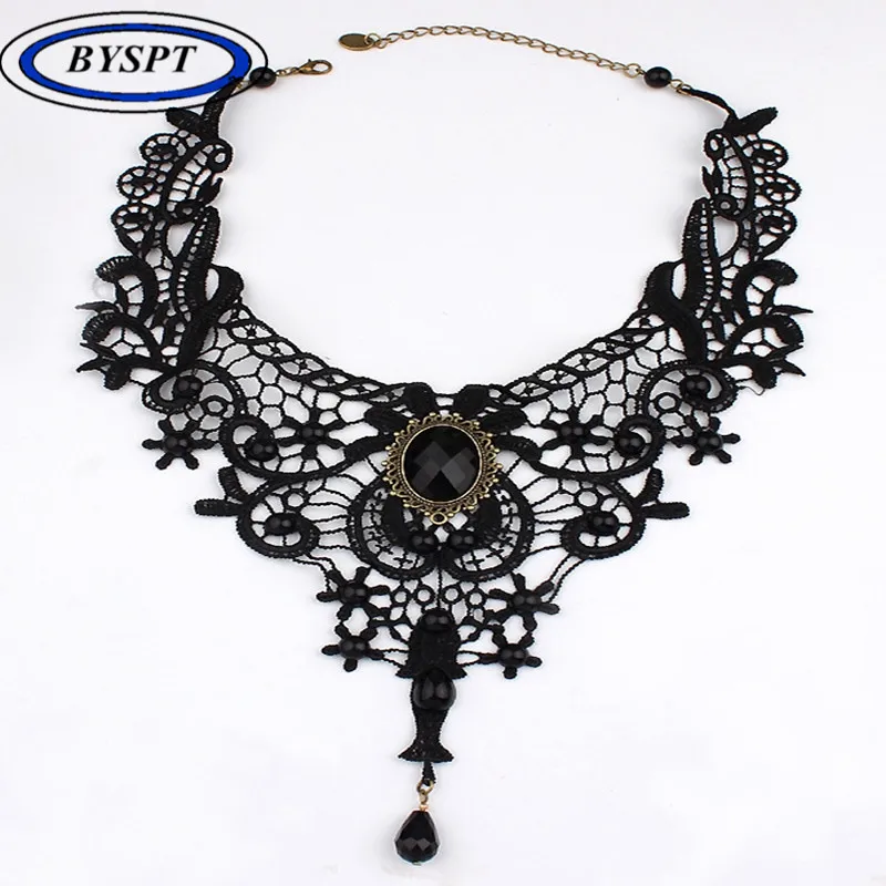 Byspt Fashion Goth Necklaces Women Beauty Girl Handmade Jewerly Retro