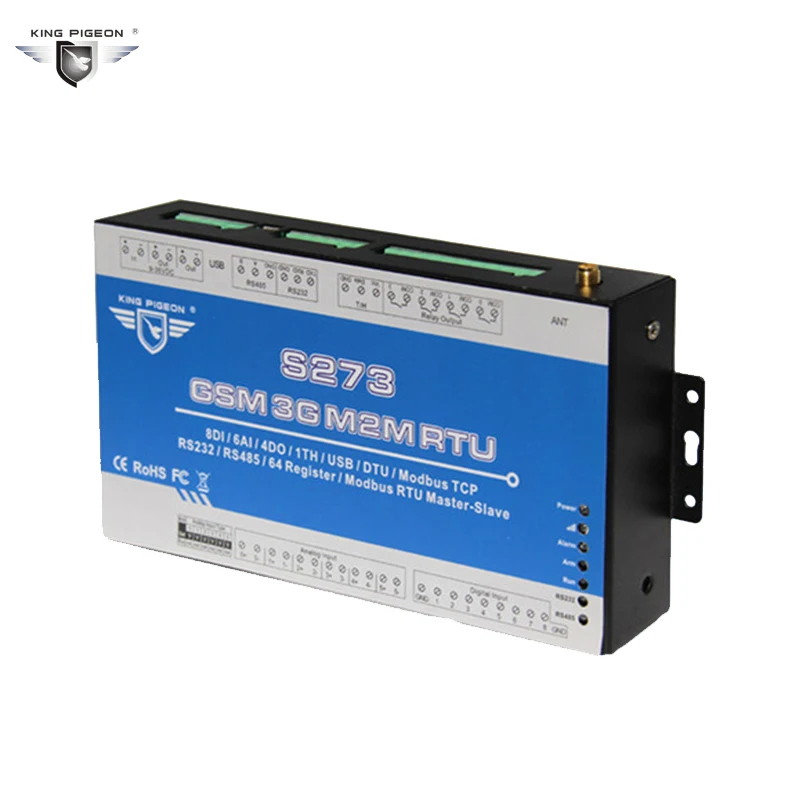 GSM RTU Controller Unit Remote Control Alarm Temperature Humidity ...