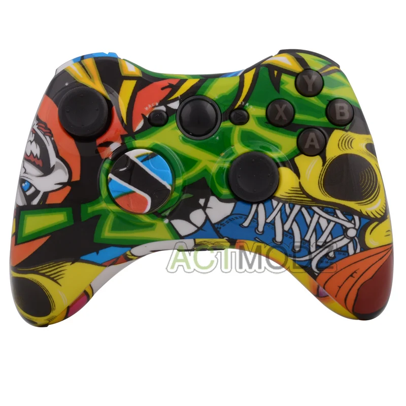 Mods Graffiti Sticker Cartoon Replacement For XBOX 360 Controller Shell ...