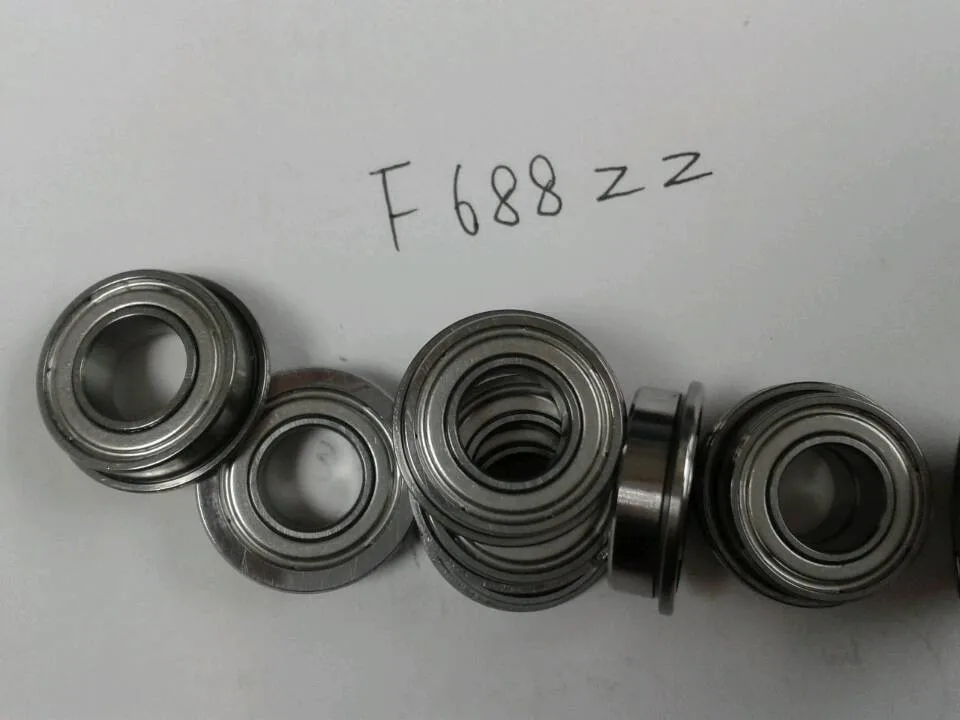 고품질 100cs F688ZZ F688 2Z 플랜지 볼 베어링 F688ZZ 8*16*5MM 베어링 무료 배송|bearing ...