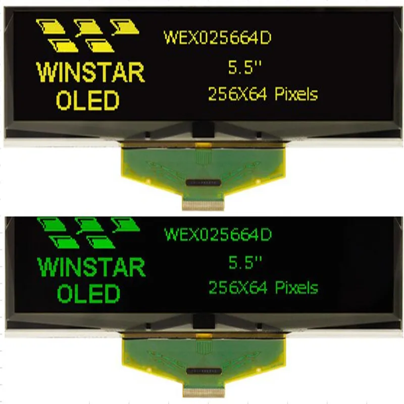 WEX025664D Winstar is 5.5 inch 256x64 TAB OLED display POS system ...