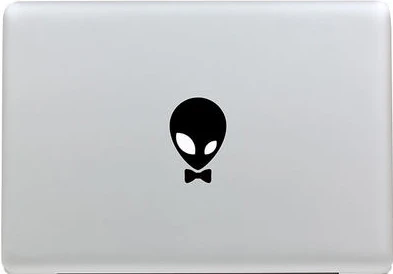 Aliexpress.com : Buy Gentleman Alien Logo Decal for apple Sticker ...