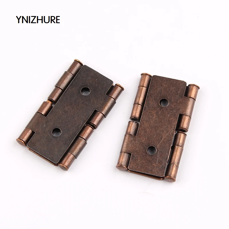 20pcs Antique Furniture Silk Hinges Jewelry Box Hinges Retro Jewelry Retro Style Double Acting