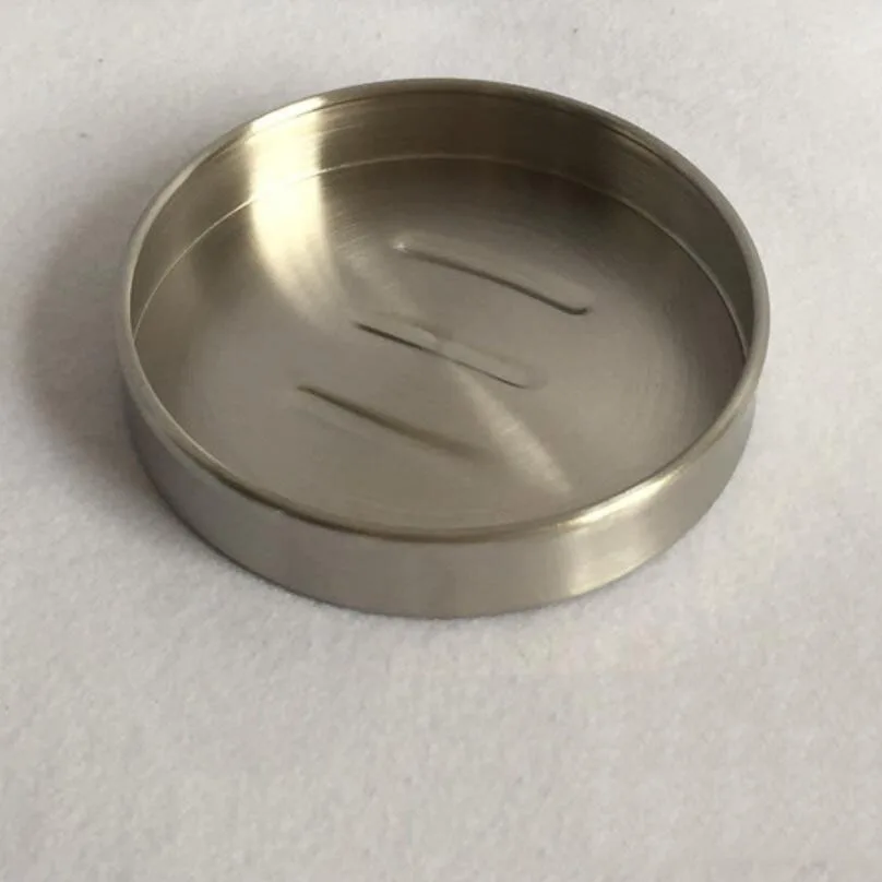 Hotel Household Bathroom Supplies 304 Stainless Steel Soap Box Round ...