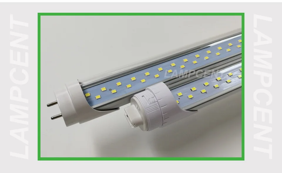 20-100/Pack T8 LED Tube Bulb 8FT 64W Double Row Single Pin FA8 R17D(HO ...