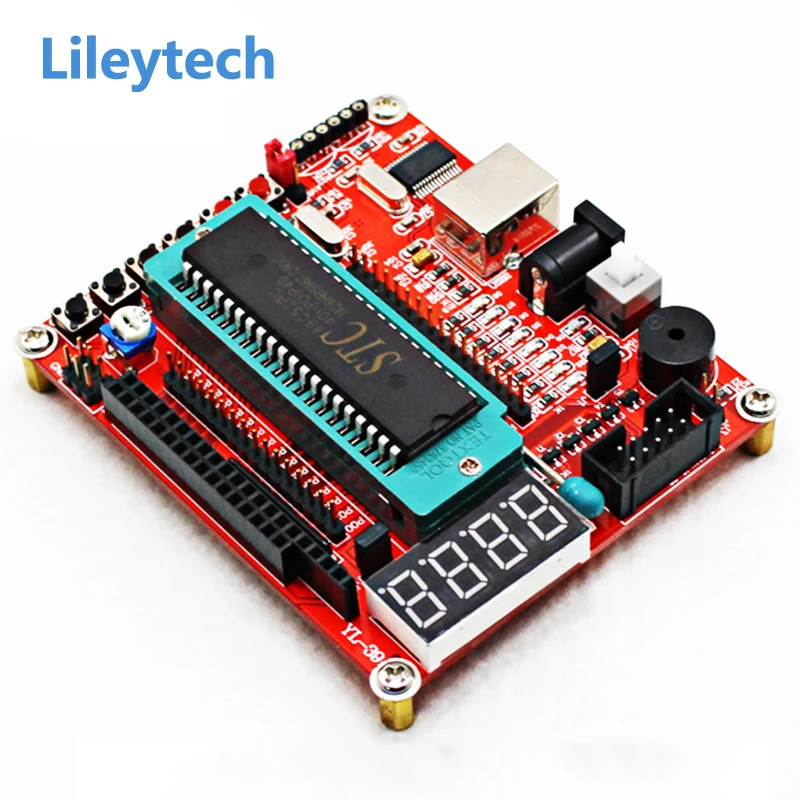 51 AVR 개발 보드 포함 SCM/USB 라인 MCU STC89C52RC MSP 마이크로 컨트롤러 최소 시스템 보드|board board|mcu development ...