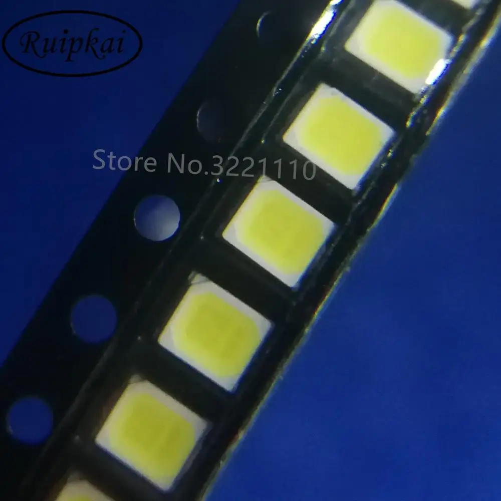 100pcs SMD LED 2835 White Chip 0.2W 3V 3.2V Ultra Bright SMT 0.2W Watt ...