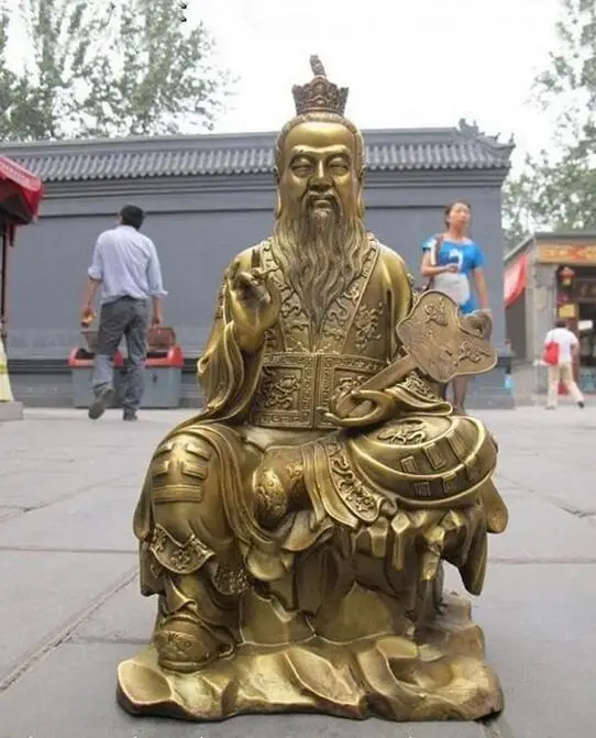 China Folk Classical Pure Brass Tai Shang Lao Jun Taoist Religion ...