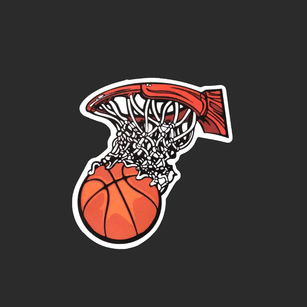 Fashion Brand Single Basketball Sticker Car Styling Waterproof DIY ...