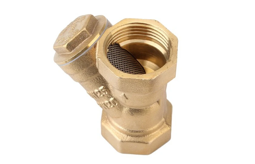 1-Inch-DN25-Brass-Filter-Valve-Y-Strainer-Ball-Valve-Water-Plumb-Pipe ...