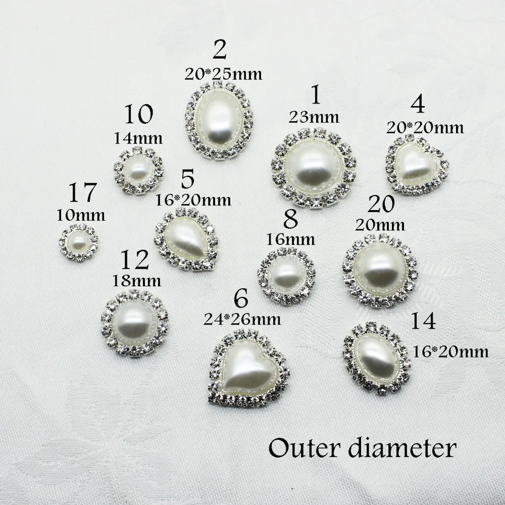 Pearl Sewing Decorative Buttons Clothing | White Pearl Buttons Sewing ...