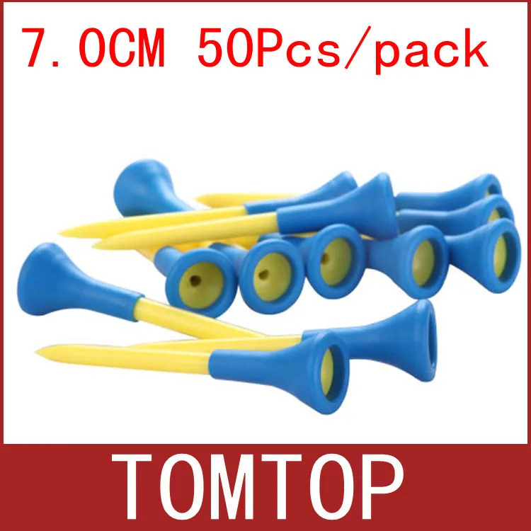 free shipping !! new arrival 70mm rubber top plastic golf tee with ...