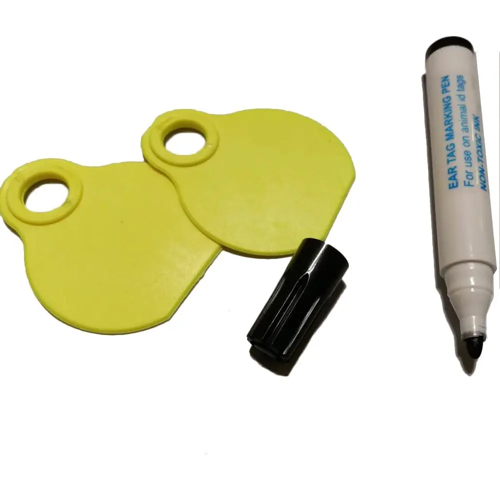 100pcs Blank Tpu Painless Hanging Ear Tag One Piece Ear Mark No Need ...