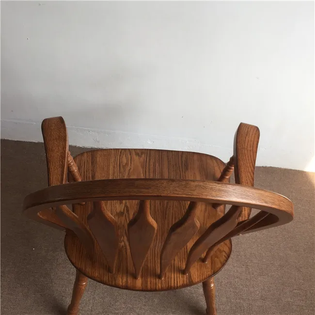 American Dining Chair Armchair Solid Oak Wood Arrowback Windsor Chair ...