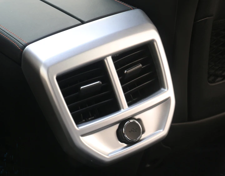 ABS Pearl Chrome Interior Rear Air-Condition Vent Outlet Cover Trim For ...