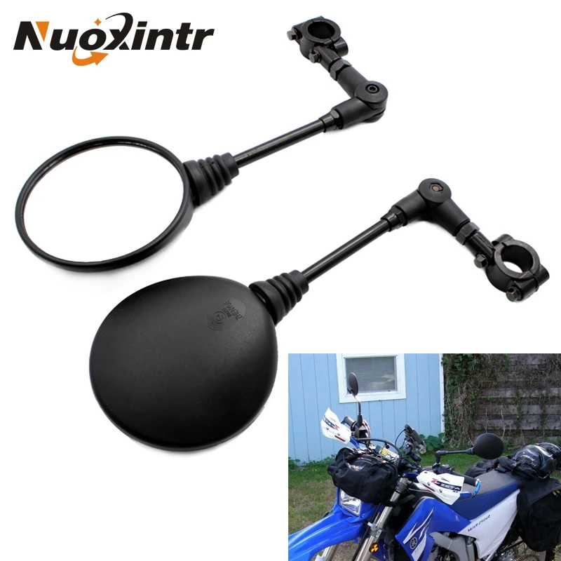 Nuoxintr Motorcycle Mirrors 22MM Handlebar Side Bar End Rear view ...