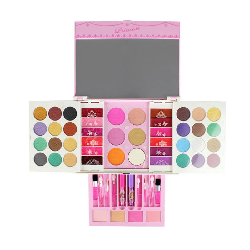 56pc Disney Princess makeup Set Girl Cosmetic Performs Make up House ...