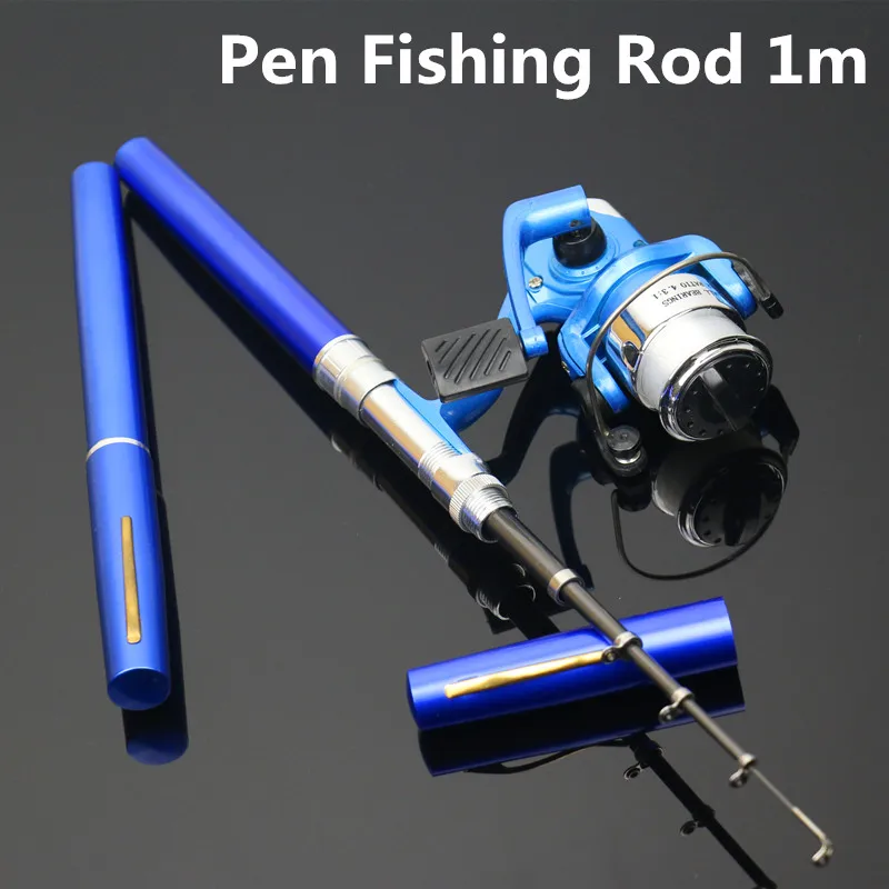Aliexpress.com : Buy 1m Hot Aluminum alloy Pocket Pen Fishing Rod ...