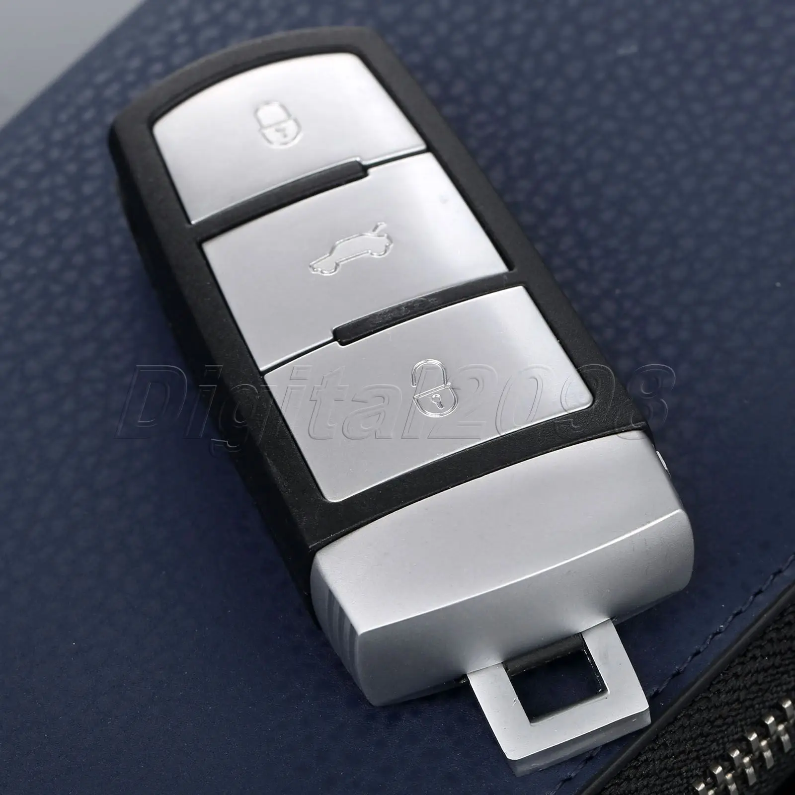 Yetaha 3 Button Car Remote Key Shell FOB Replacement Case For VW ...