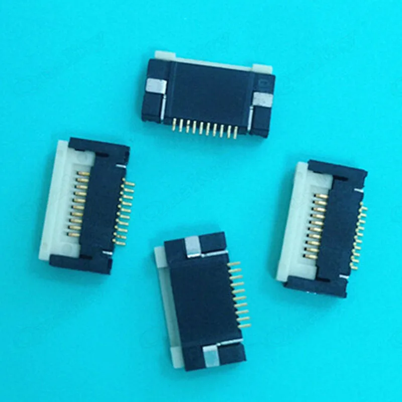 10 Pin 0.5MM Clamshell Type Connector High Temperature Resistance ...