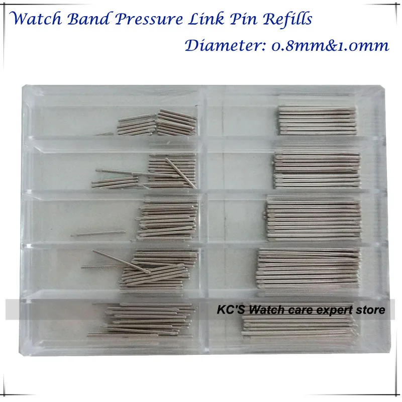Free Shipping Watch Band Pressure Link Pin Refills for Watchmaker Tools ...