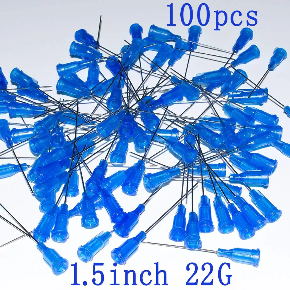 100pcs-Blunt-Tip-Syringe-Needle-22Ga-Dispensing-Needles-With-Luer-Lock ...