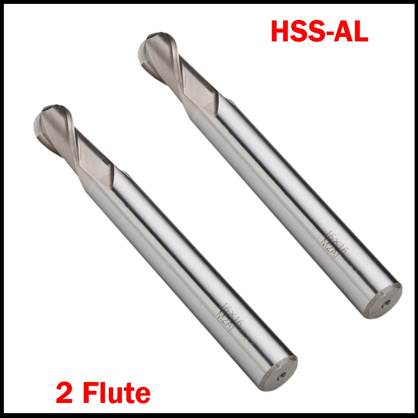 R6 R8 R10 Radius 6mm 8mm 10mm 2flute Hssal Cnc Cutting Tool Router Bit ...