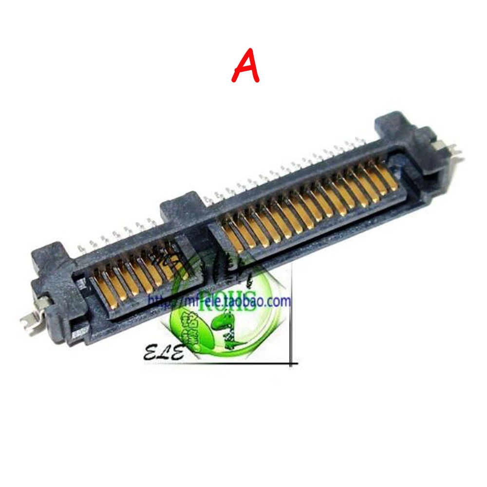 5pcs SATA Interface Socket Solid State Hard Drive Slot 7+15P Male Plug ...