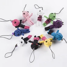 10pcs Wholesale New Style Voodoo Doll Keychains little voodoo dolls ...